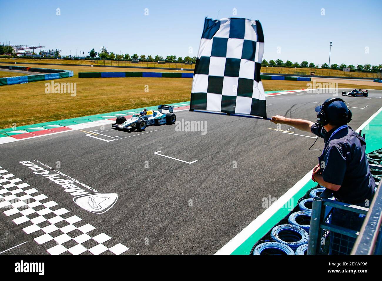 16 HAZELL Mark (gb), Williams FW08C - 3000, action during the Grand ...