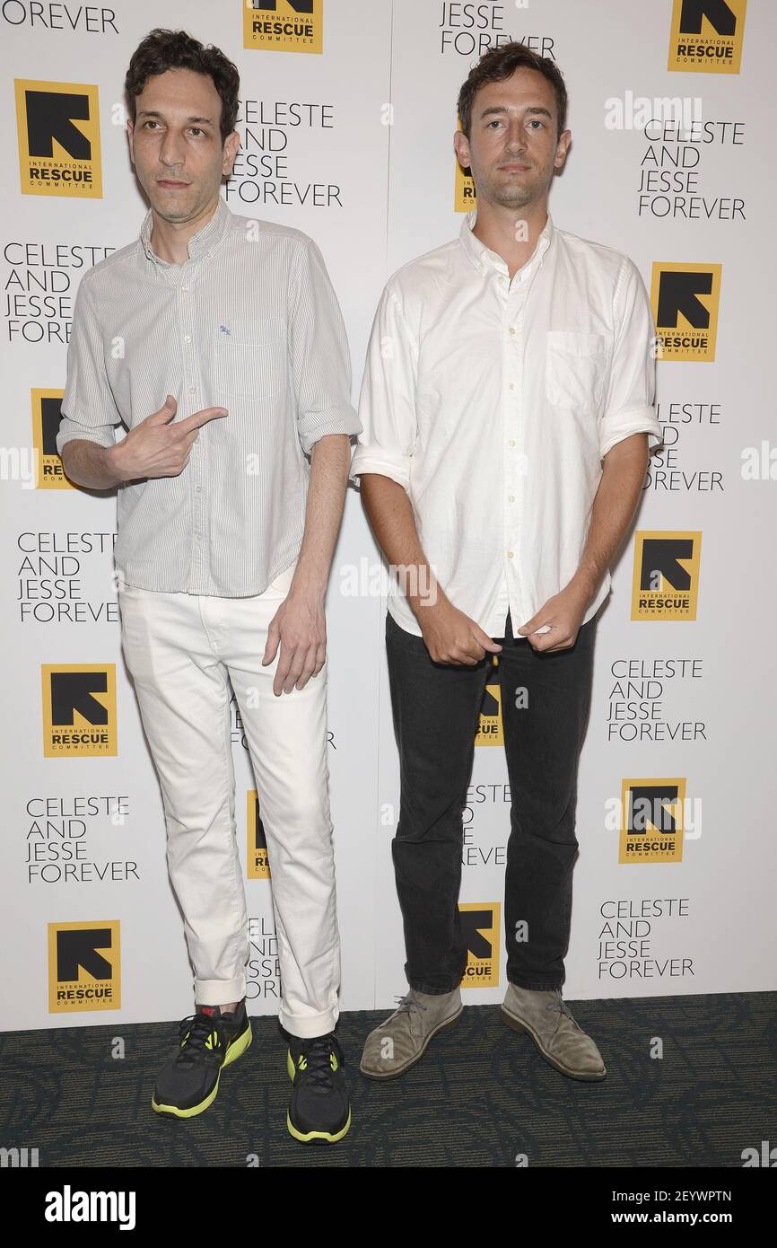 01 August 2012 - New York - (L-R) Jesse Cohen and Eric Emm attend the ...