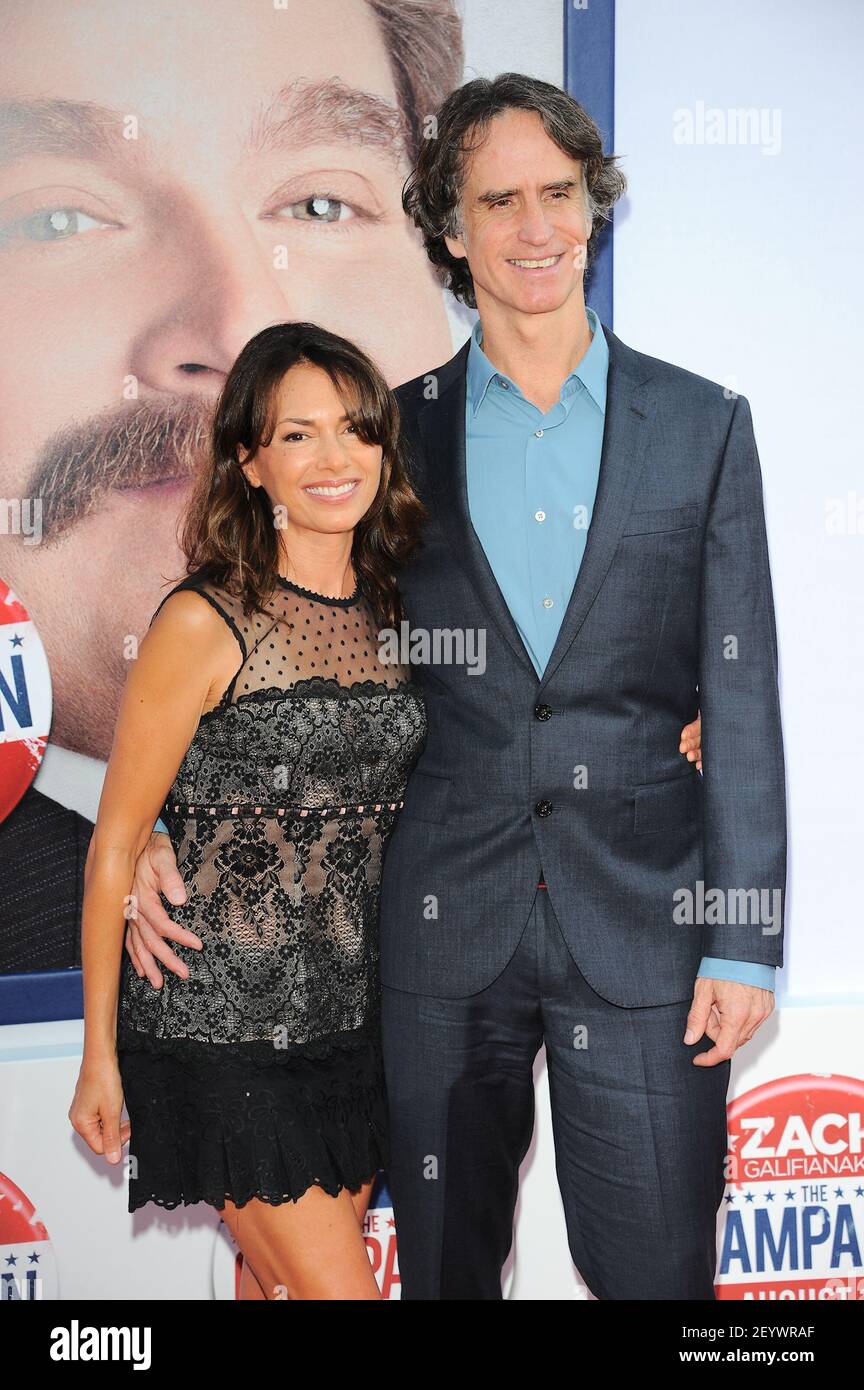 Jay Roach and wife Susanna Hoffs. 2 August 2012, Hollywood, California ...