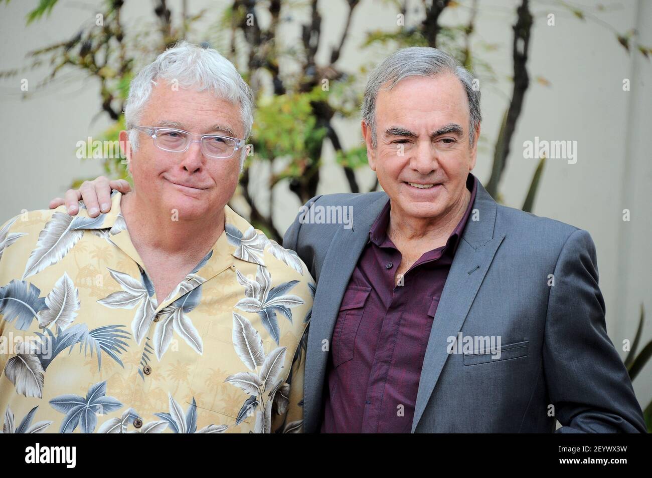 Randy Newman and Neil Diamond. 10 August 2012, Hollywood, California ...
