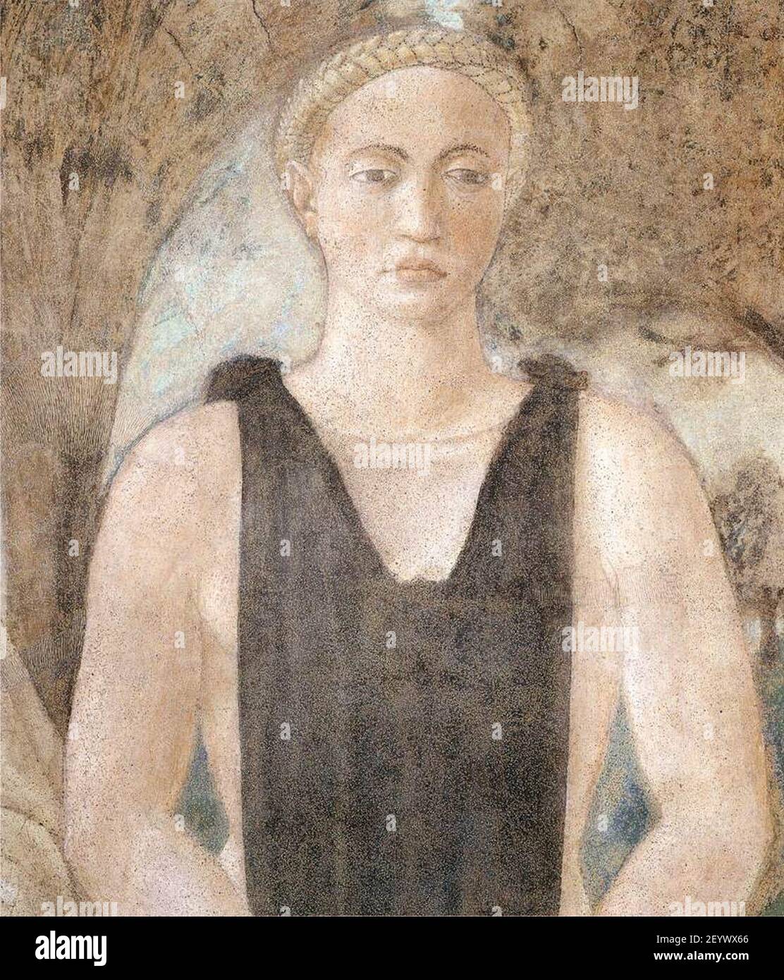 Piero della Francesca - 1. Death of Adam (detail Stock Photo - Alamy