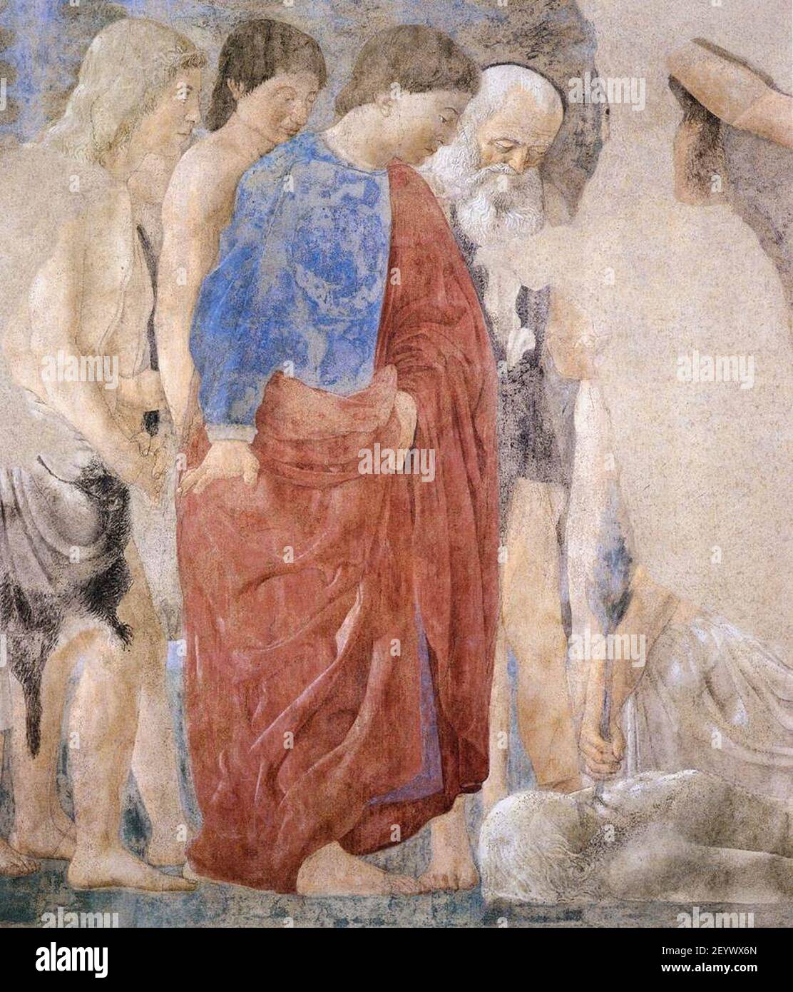 Piero della Francesca - 1. Death of Adam (detail Stock Photo - Alamy
