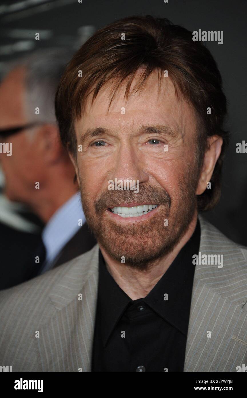 Chuck Norris. 15 August 2012, Hollywood, California. 'The Expendables 2 ...