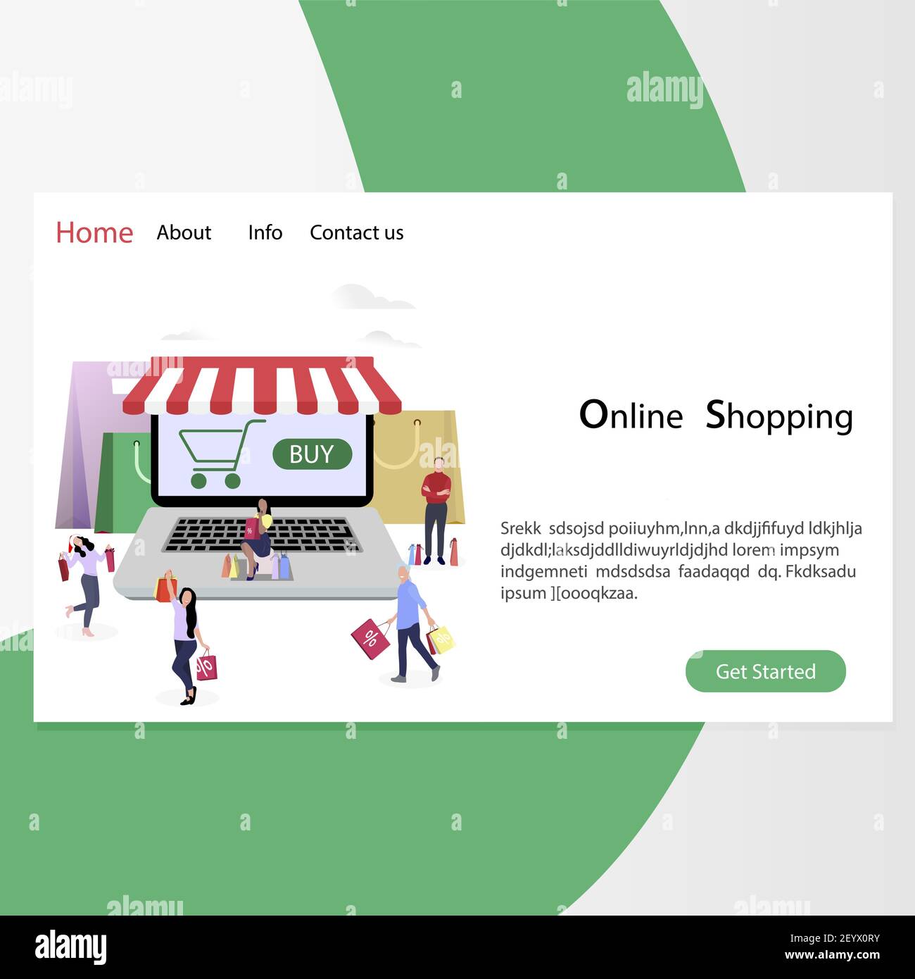 Web retail Stock Vector Images - Alamy