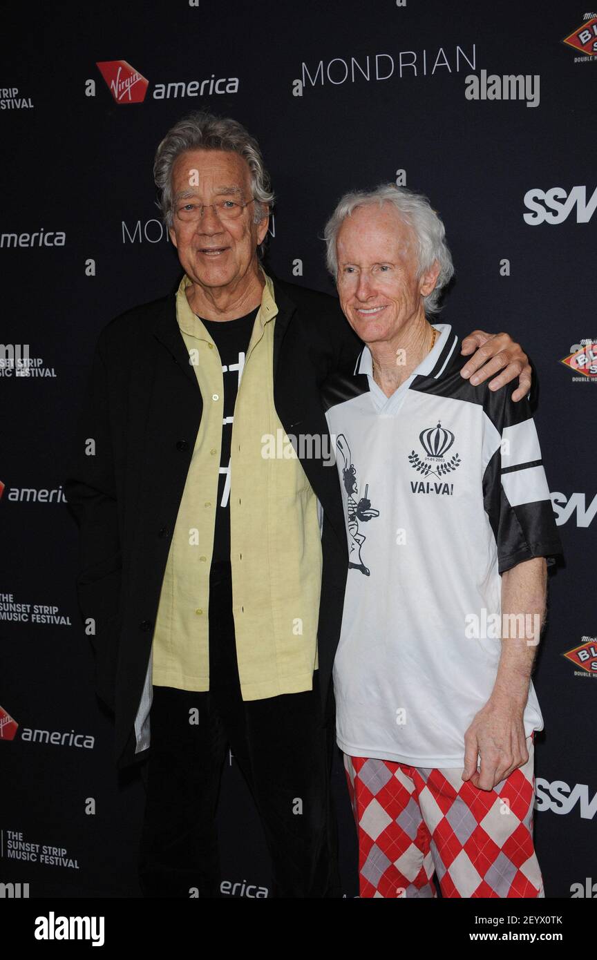 Ray Manzarek and Robby Krieger. 17 August 2012, West Hollywood ...