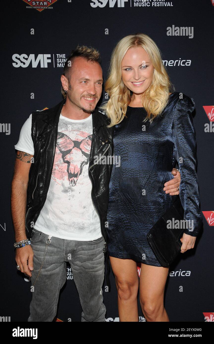Roberto Zincone and his wife Malin Akerman. 17 August 2012, West ...