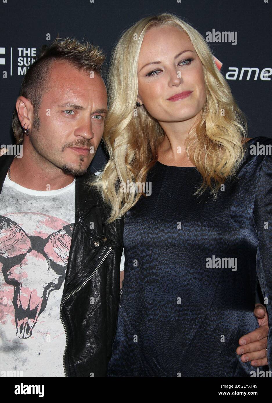 17 August 2012 - West Hollywood, California - Malin Akerman, Roberto Zincone. 5th Annual Sunset ...