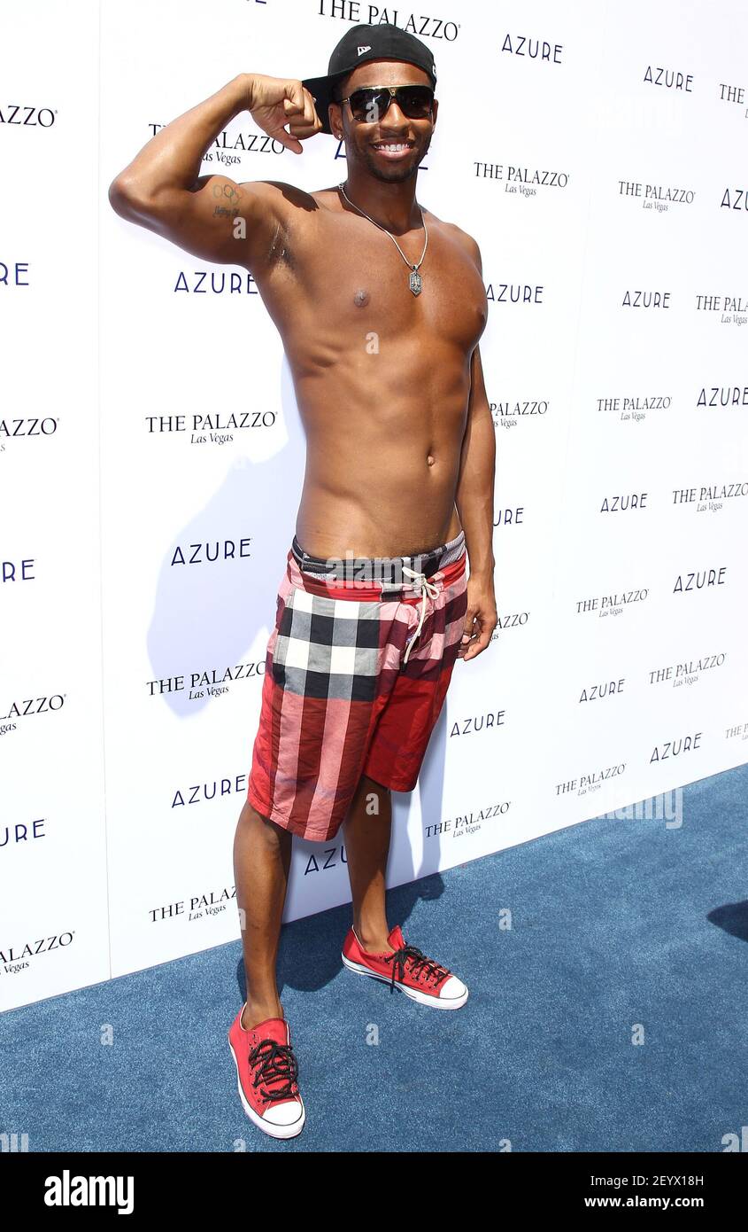 18 August 2012 - Las Vegas, Nevada - Cullen Jones. Ryan Lochte at Azure ...
