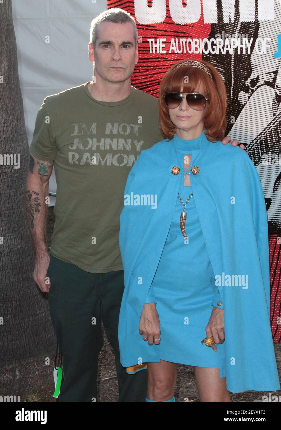 19 August 2012 - Los Angeles, California - Henry Rollins, Linda Ramone ...