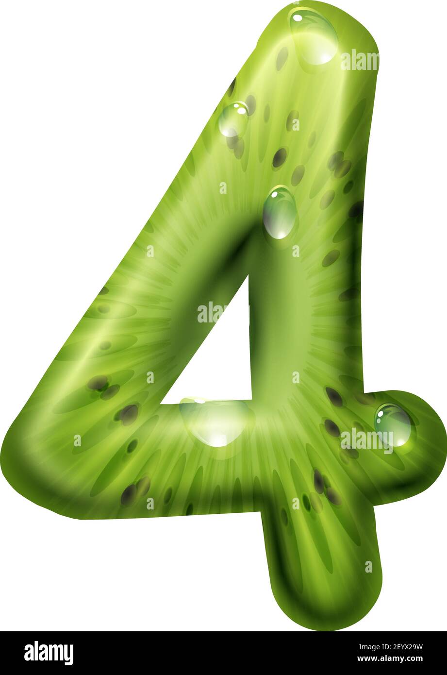 Kiwi water Stock Vector Images - Alamy