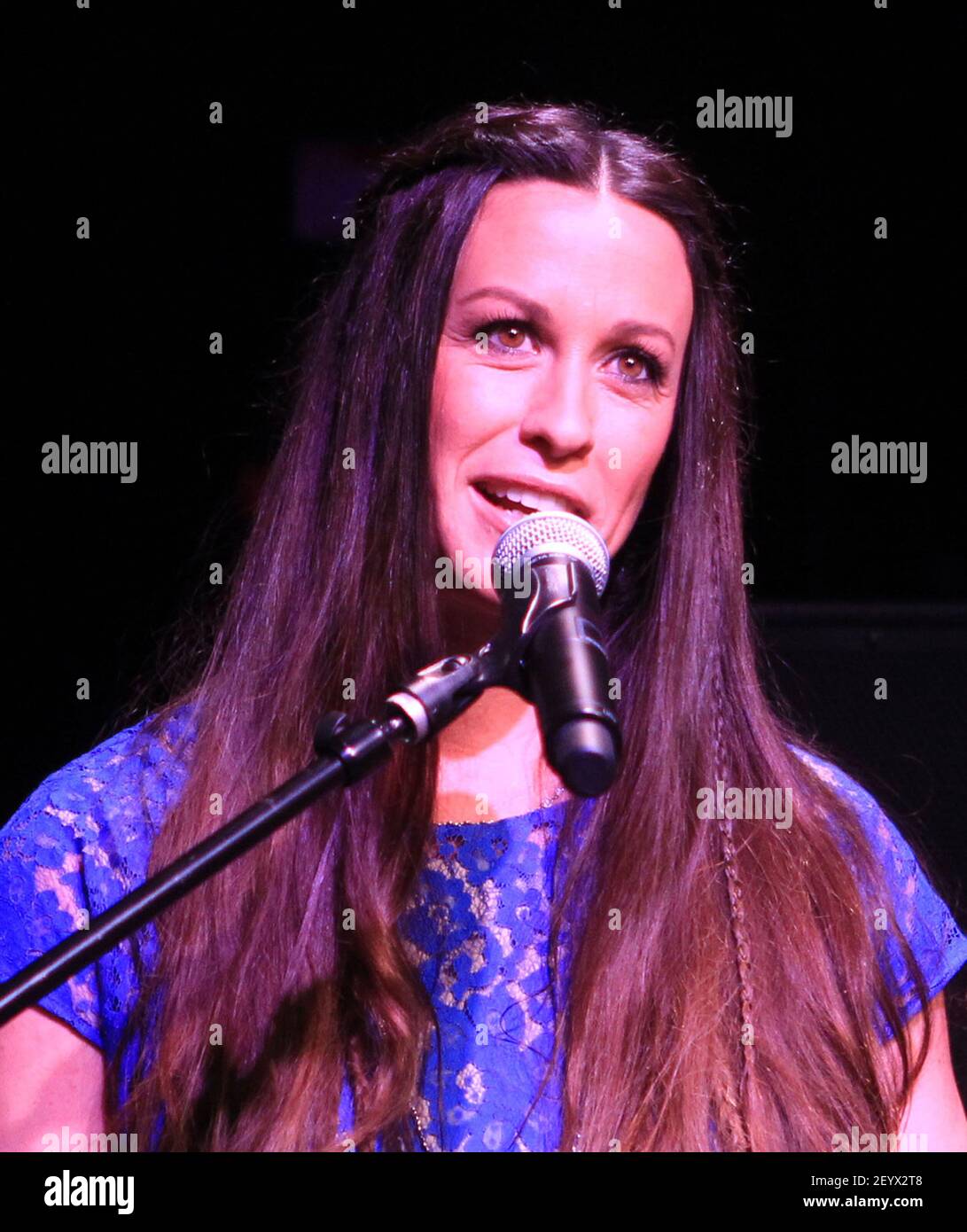 21 August 2012 - Hollywood, California - Alanis Morissette. Hollywoodâ ...