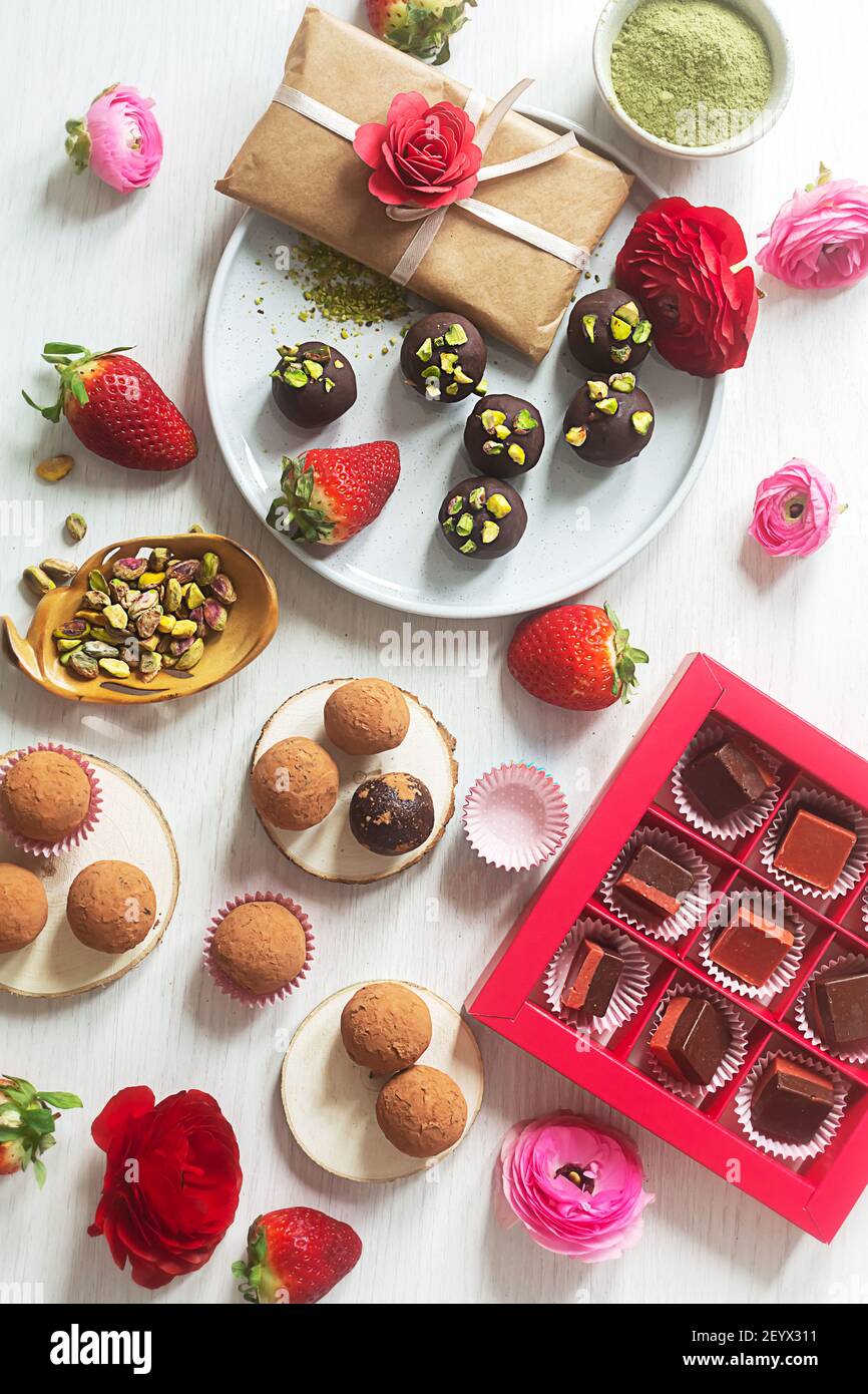 No bake organic sustainable raw sweets prepared with natural ...