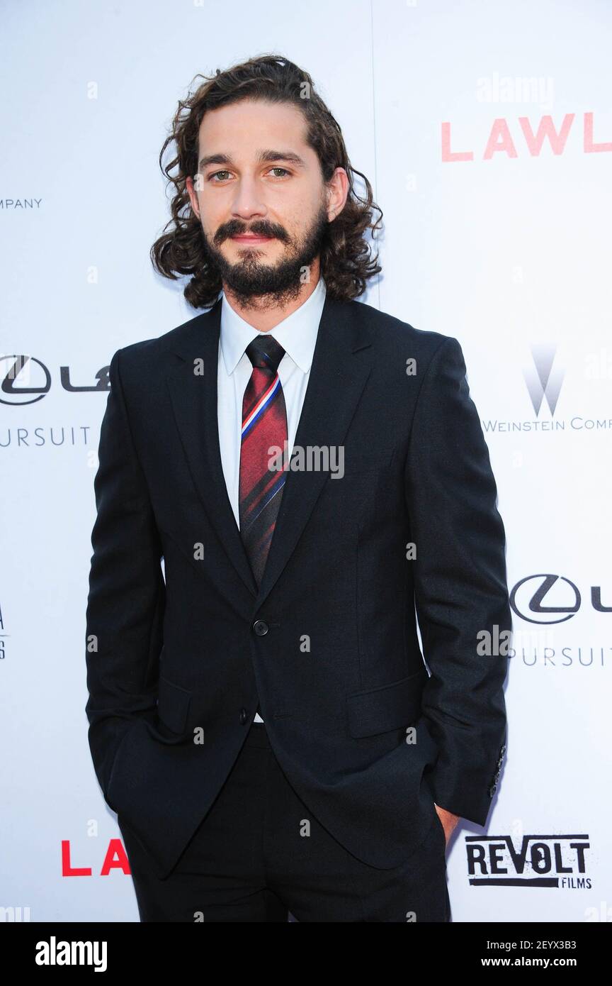 Shia LaBeouf. 22 August 2012, Hollywood, California. 'Lawless' Los ...