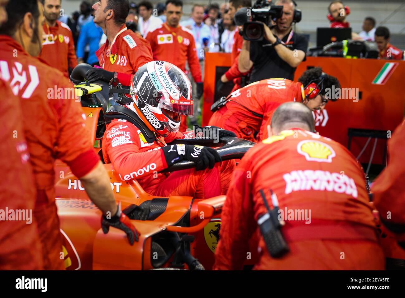 LECLERC Charles (mco), Scuderia Ferrari SF90, portrait during 2019 ...