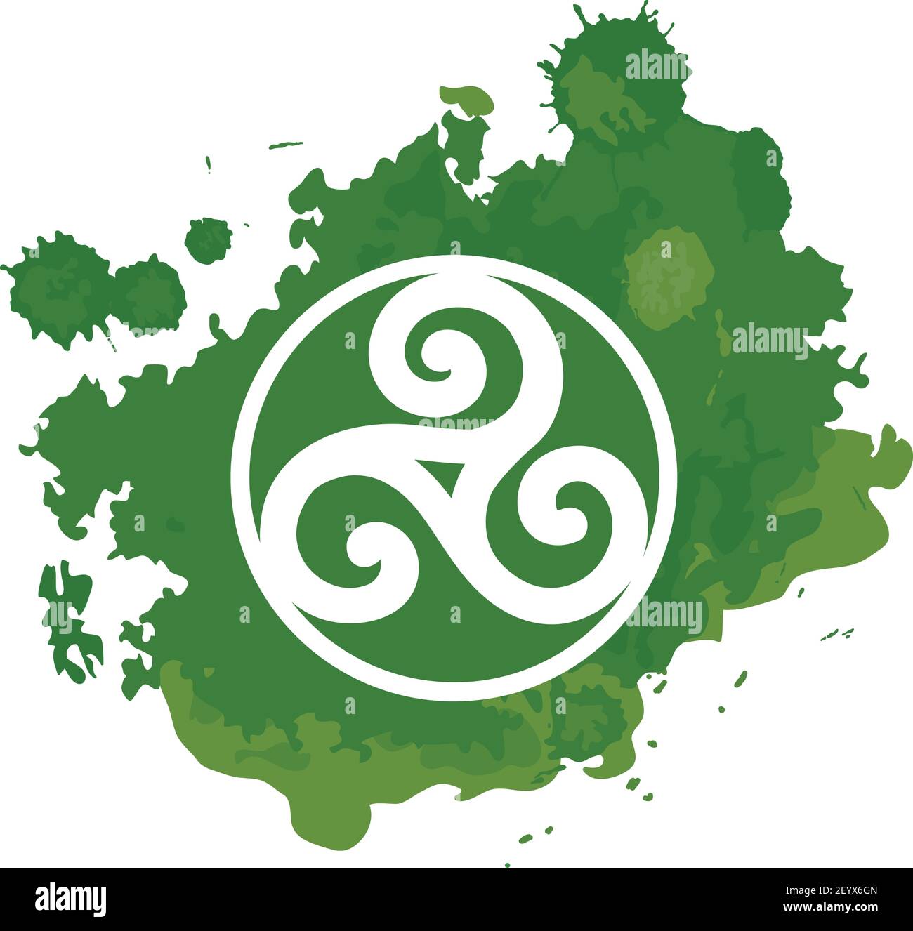 The triple spiral symbol hi-res stock photography and images - Alamy