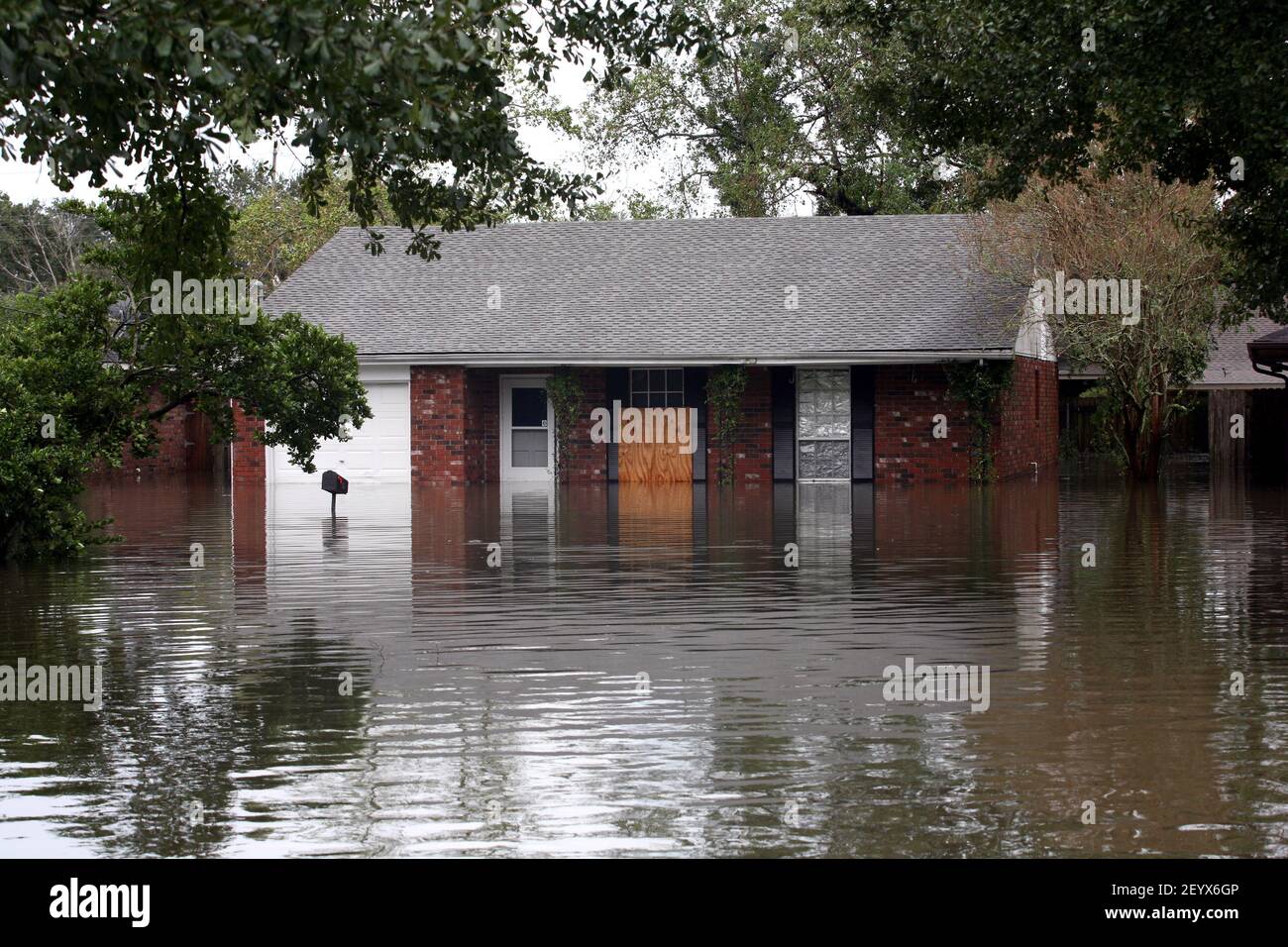 30 August 2012 - Laplace, Louisiana - Flooded homes and streets ...