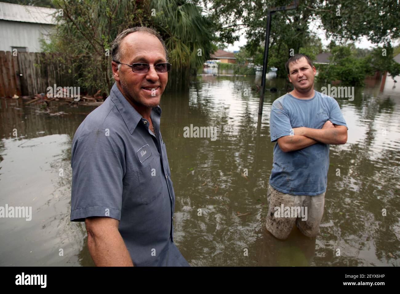 30 August 2012 - Laplace, Louisiana - Mike Watson and his nephew ...