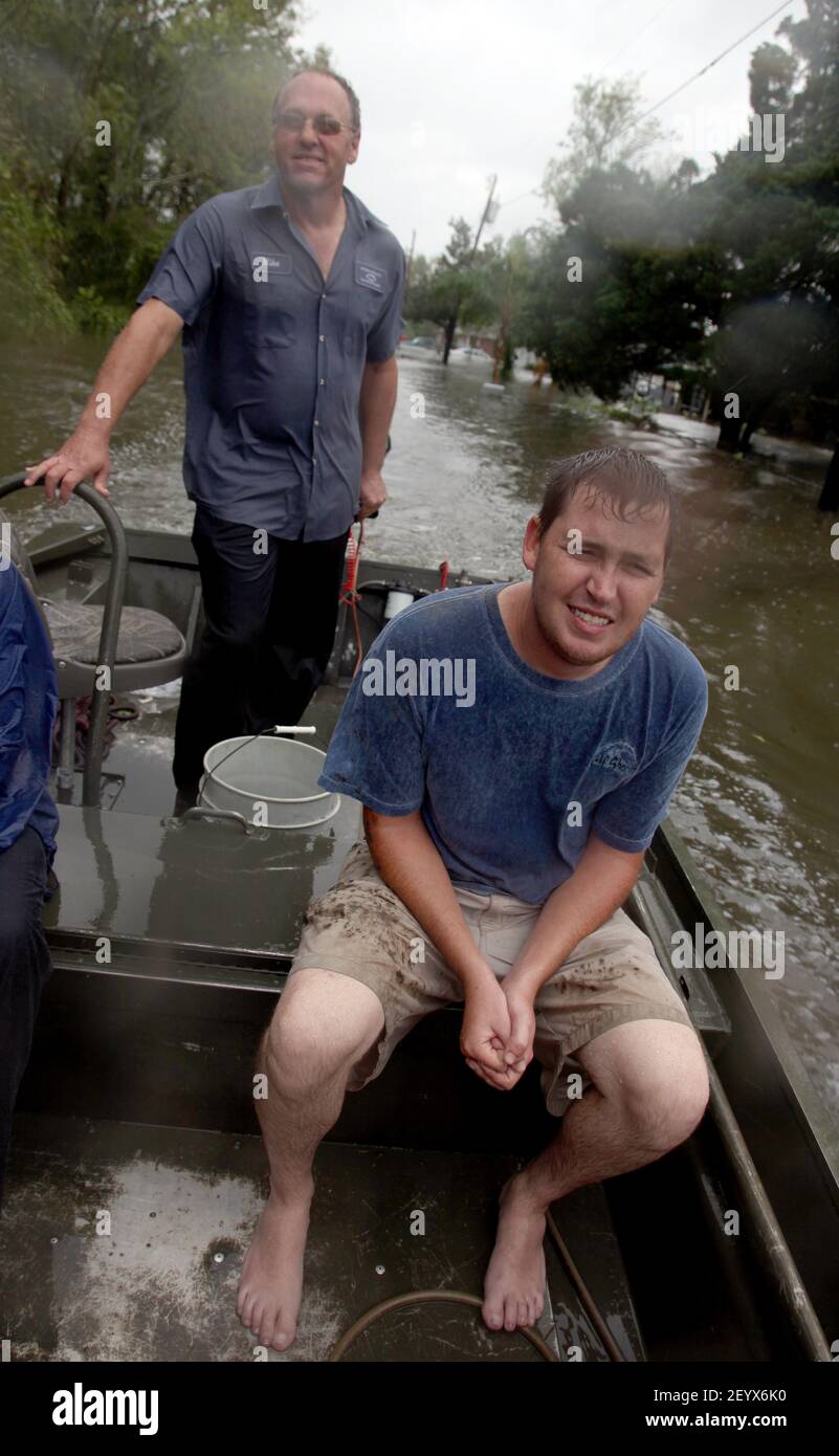 30 August 2012 - Laplace, Louisiana - Mike Watson and his nephew ...