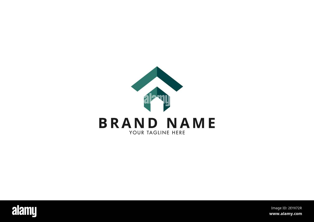 Letter A House Logo Design Template suitable for property business ...
