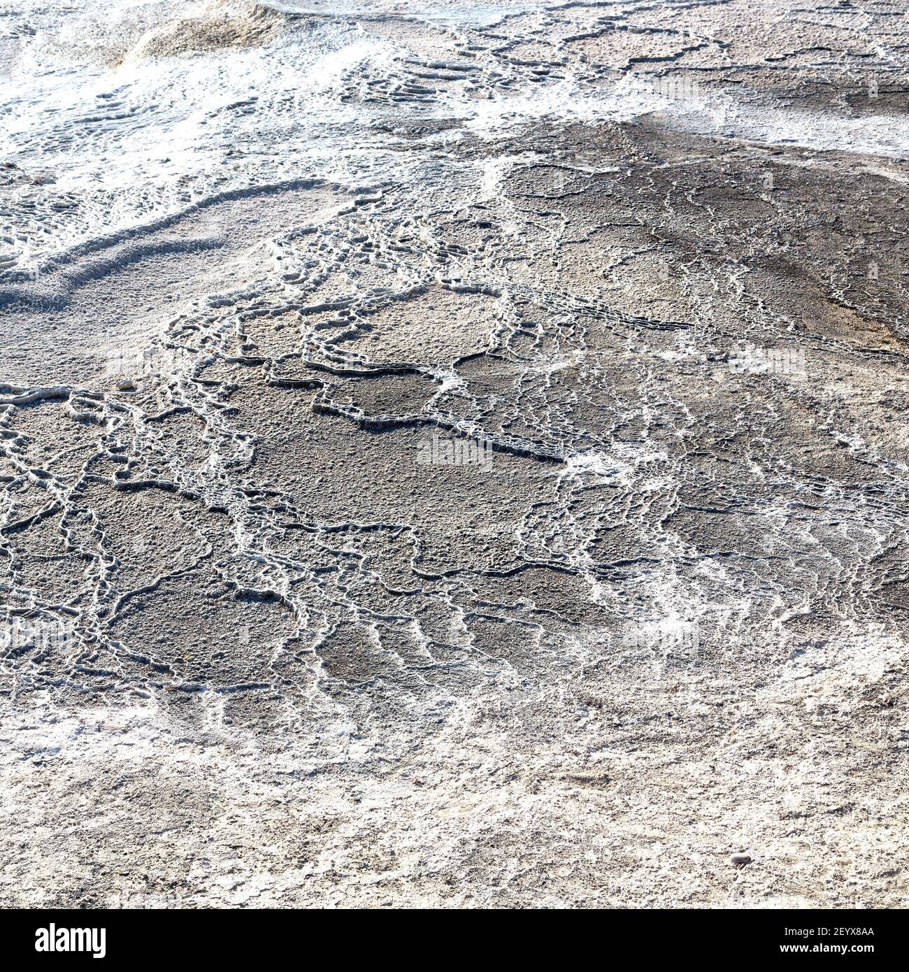 Abstract in pamukkale turkey asia the old calcium bath and travertine ...