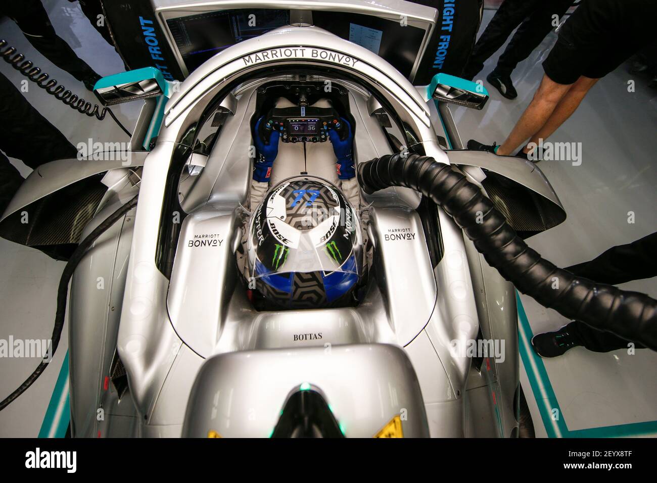 Mercedes f1 steering wheel hi-res stock photography and images - Alamy