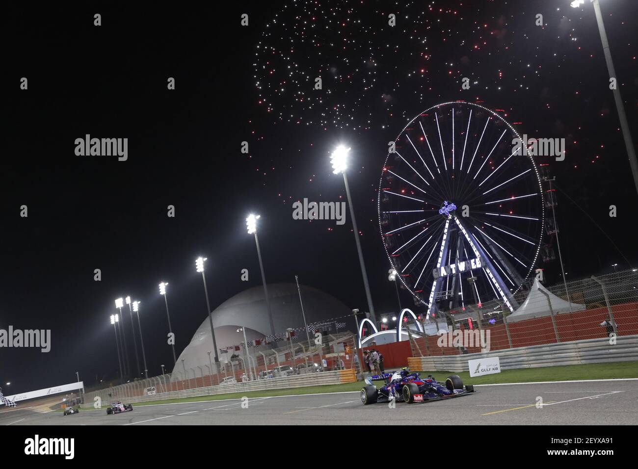 Bahrain formula one race fireworks hi-res stock photography and images ...