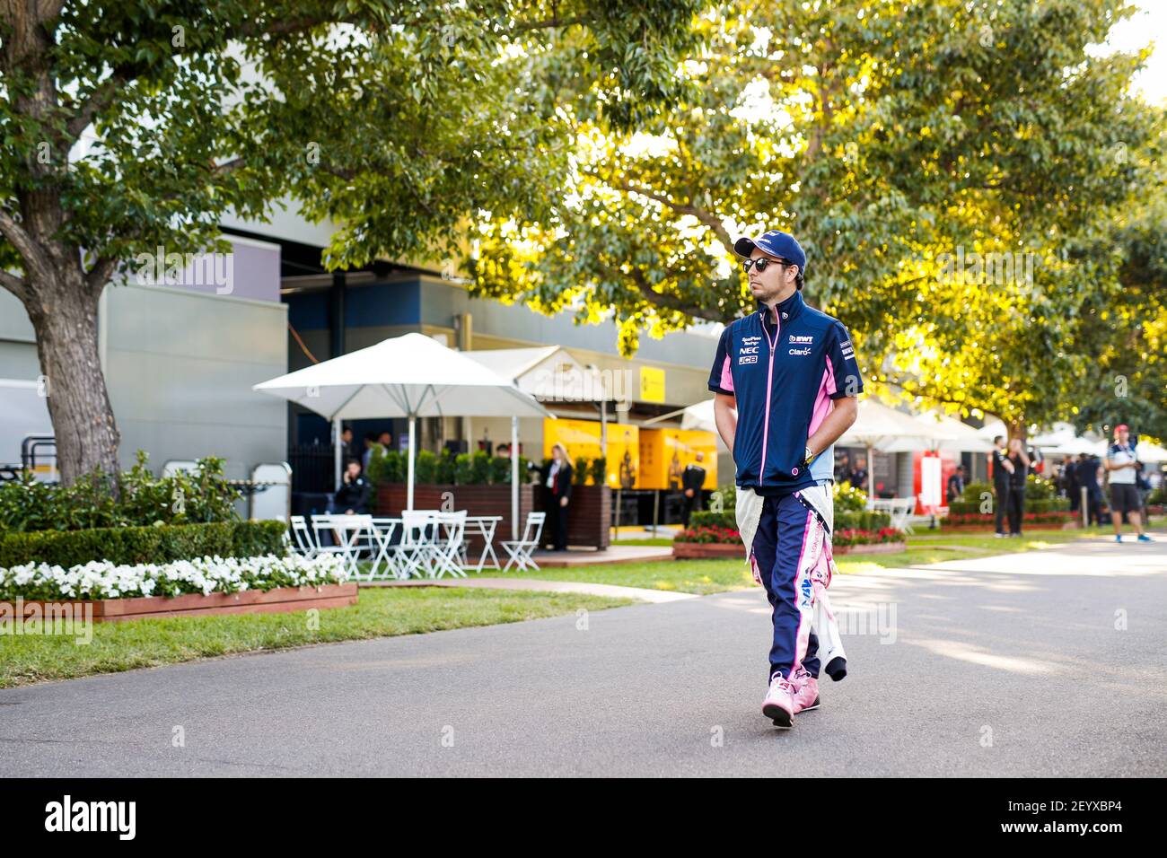 PEREZ Sergio (mex), SportPesa Racing Point F1 RP19, portrait during ...