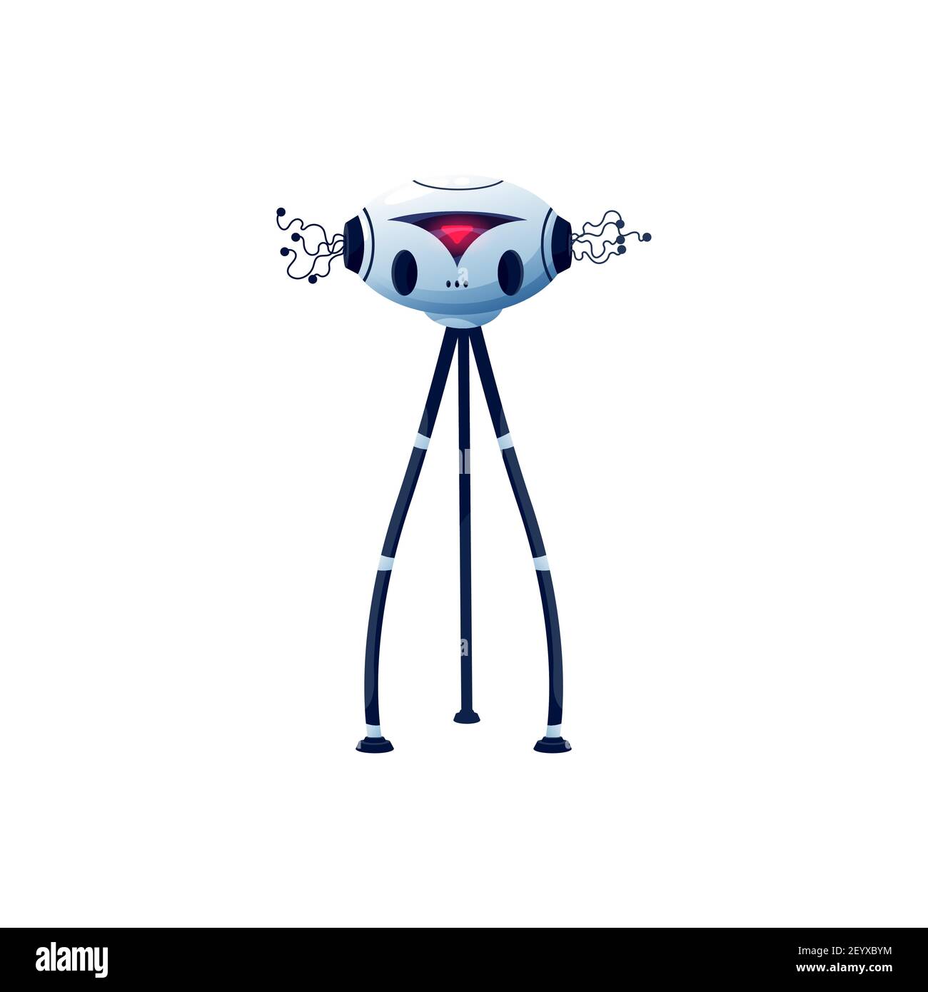 Cartoon robot vector cyborg character. Artificial intelligence toy or ... Cartoon robot vector cyborg character. Artificial intelligence toy or ...