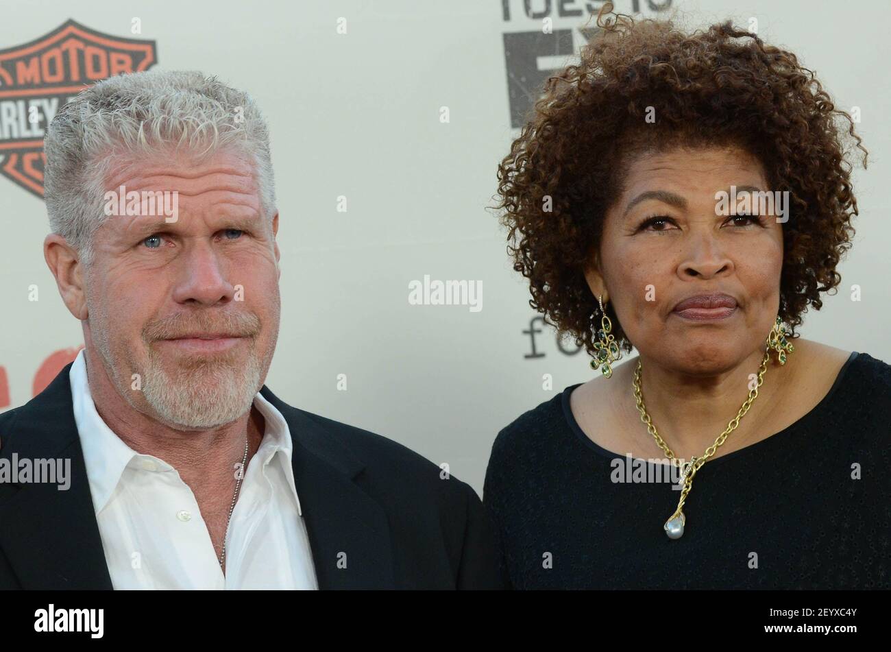 Ron Perlman and Wife Opal Perlman. 8 September 2012, Westwood ...