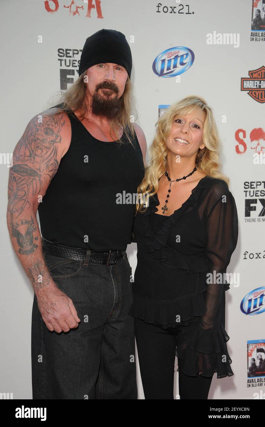 Katherine Coones and Rusty Coones. 8 September 2012, Westwood, California. Sons Of Anarchy ...