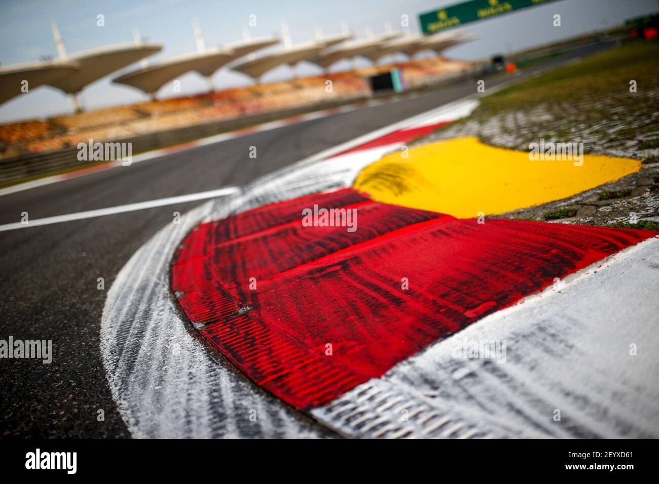 Kerb details during 2019 Formula 1 FIA world championship, China Grand ...