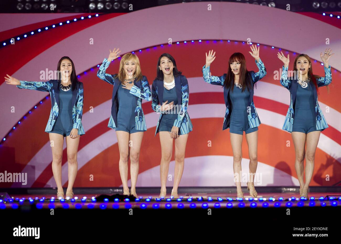 9 September 2012 - INCHEON, SOUTH KOREA : South Korean K-Pop girl group ...