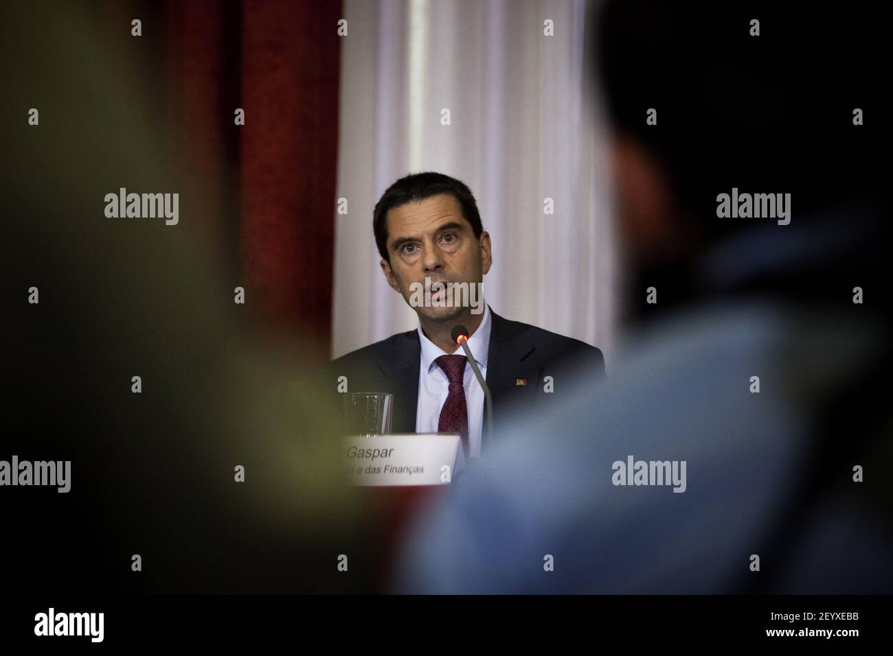 11 Sep 2012 - Lisbon, Portugal - Portugal Finance Minister, Vitor ...