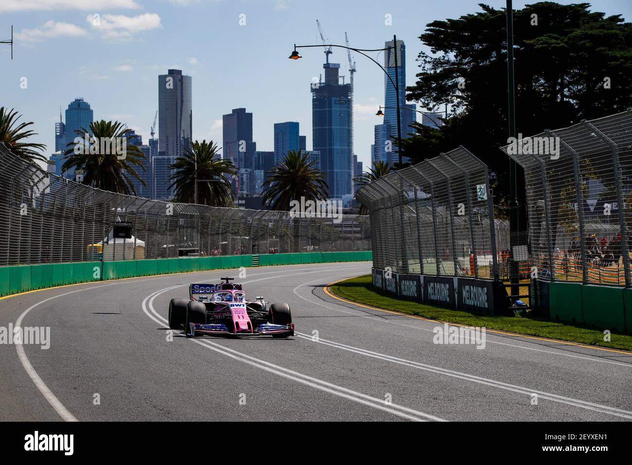 11 PEREZ Sergio (mex), SportPesa Racing Point F1 RP19, action during ...