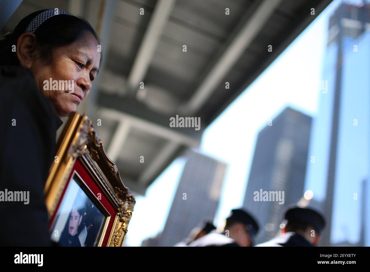 11 September 2012 - New York, NY - Julia Rivas cried and held her son's ...
