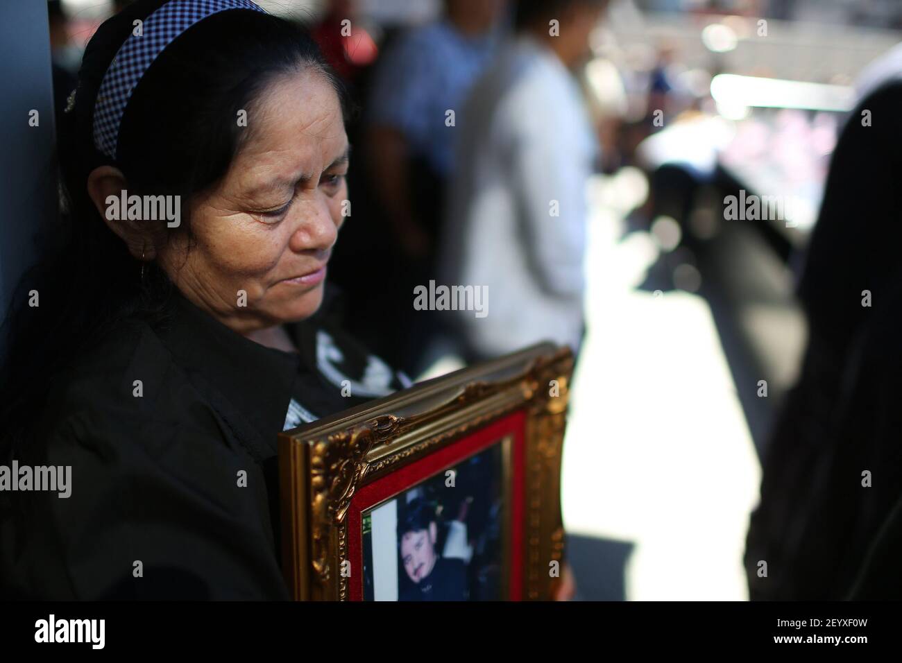 11 September 2012 - New York, NY - Julia Rivas cried and held her son's ...