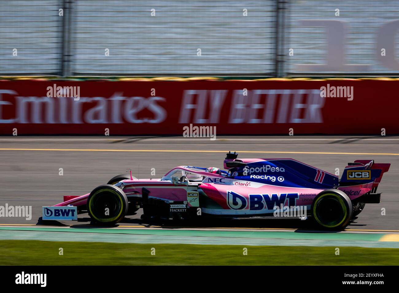 11 PEREZ Sergio (mex), SportPesa Racing Point F1 RP19, action during ...