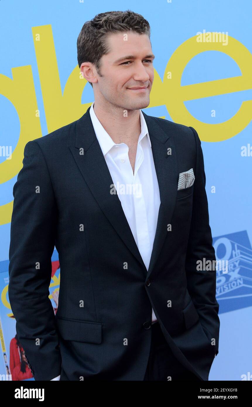 Matthew Morrison. 12 September 2012, Hollywood, California. 'Glee ...