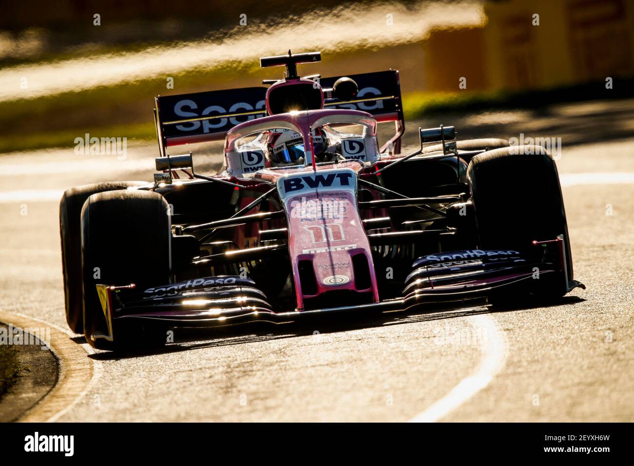 11 PEREZ Sergio (mex), SportPesa Racing Point F1 RP19, action during ...