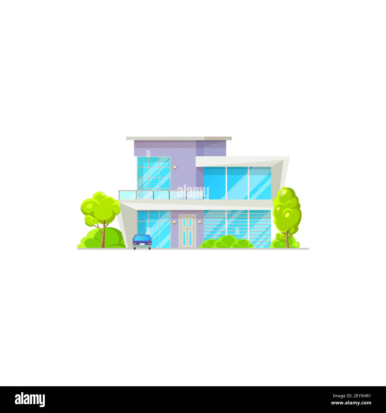 Building terrace luxury hotel Cut Out Stock Images & Pictures - Alamy