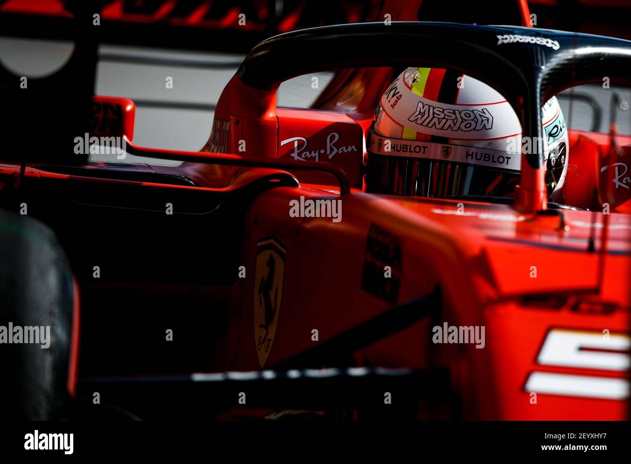 VETTEL Sebastian (ger), Scuderia Ferrari SF90, action during 2019 ...