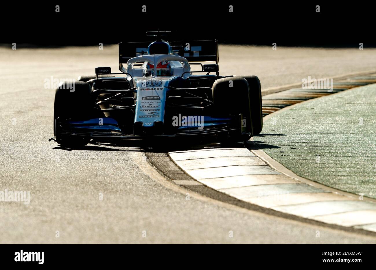 63 RUSSELL George (gbr), Williams Racing F1 FW42, action during 2019 ...