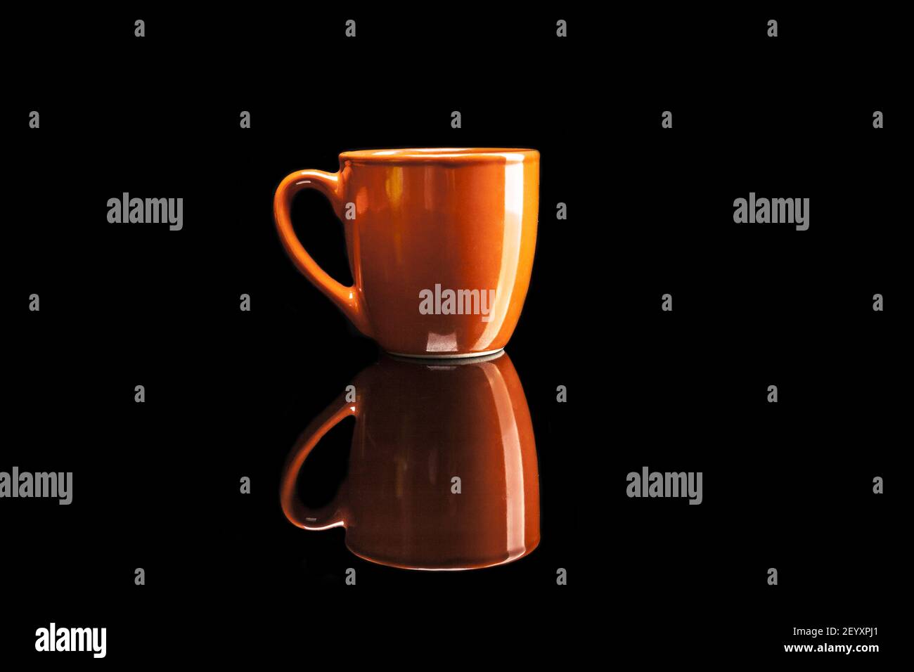 Simple Orange Cup Stock Photo - Alamy