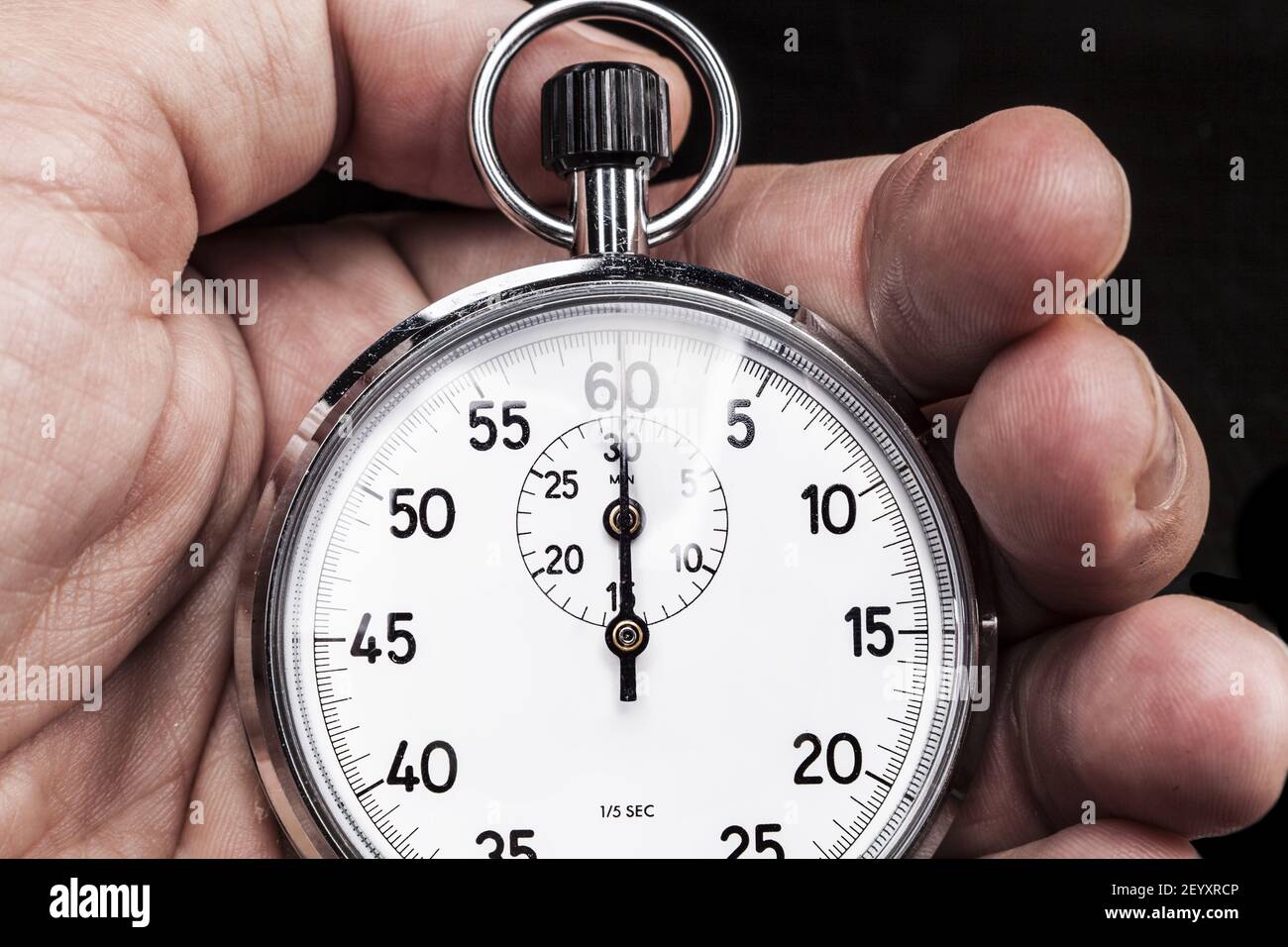 Tracking time hand stopwatch hi-res stock photography and images - Alamy