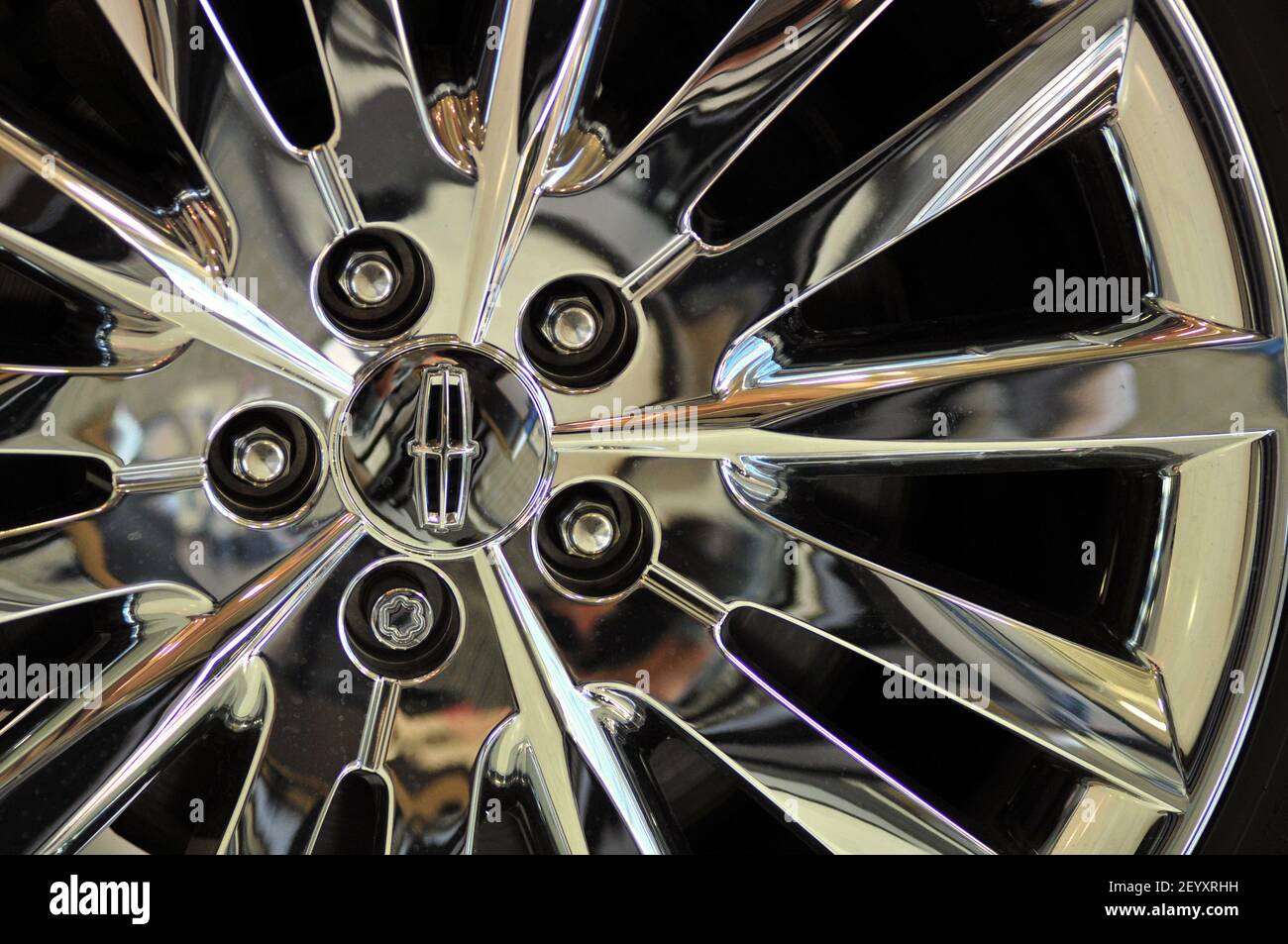 17 September 2012 - Langley, B.C., Canada - The Lincoln logo is seen on ...