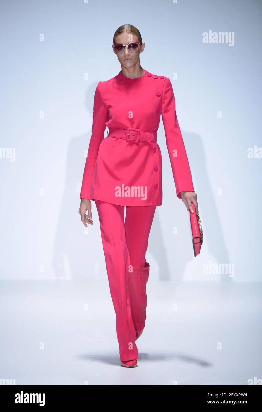 19 September 2012 - Milan, Italy - Model walks the runway at the Gucci ...