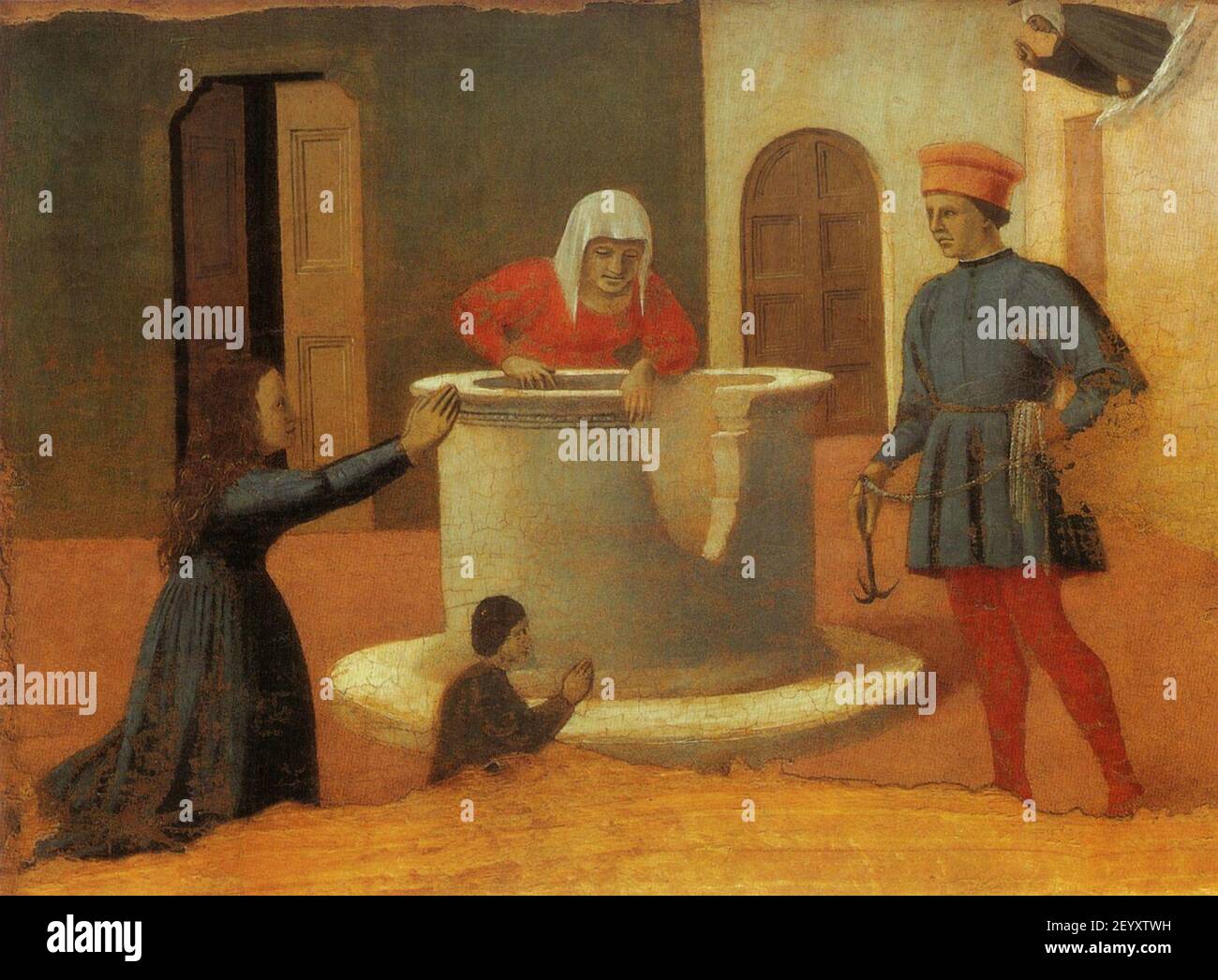 Piero, miracolo di sant'elisabetta di Turingia Stock Photo - Alamy