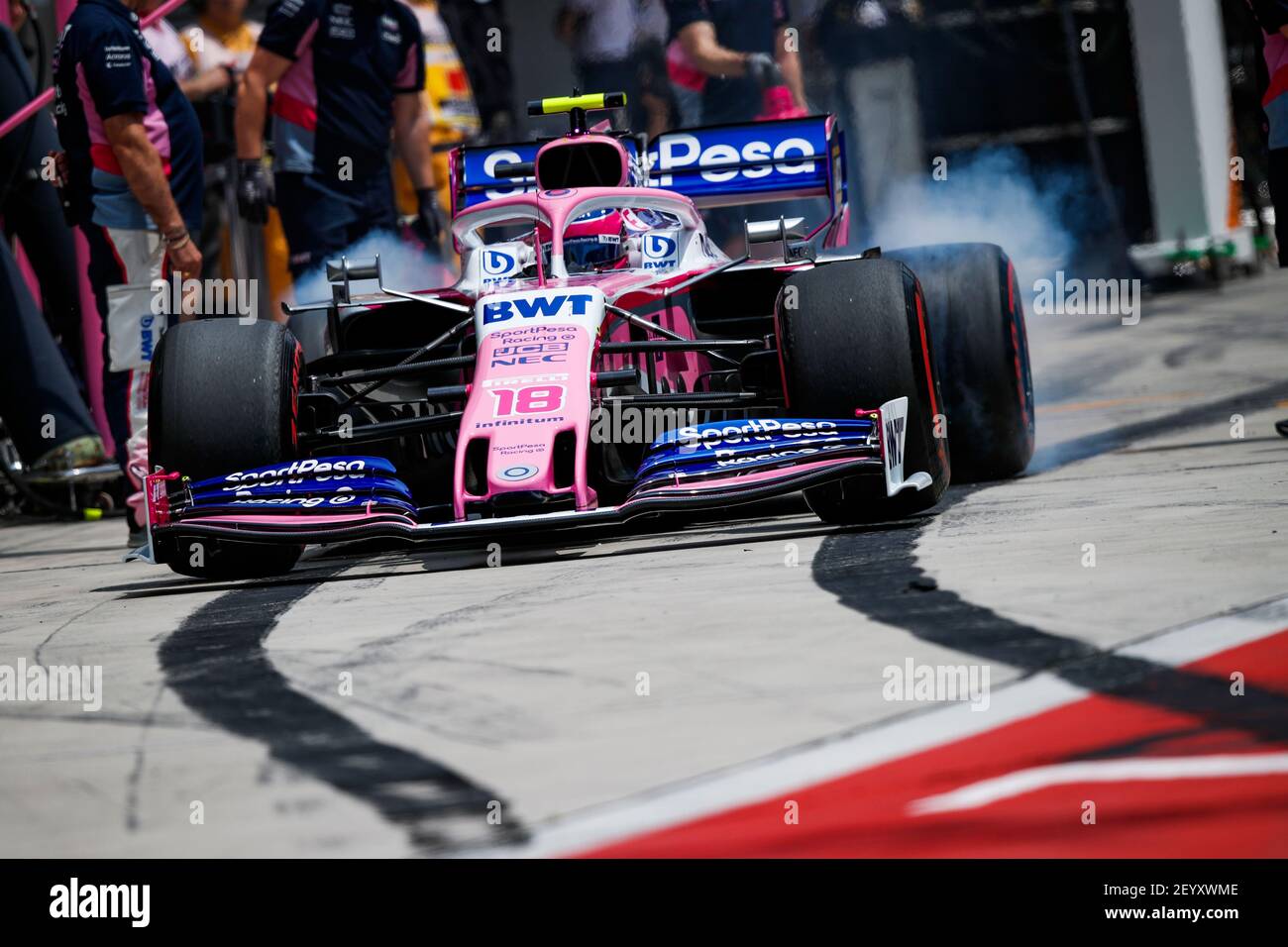 18 STROLL Lance (can), SportPesa Racing Point F1 RP19, action during ...