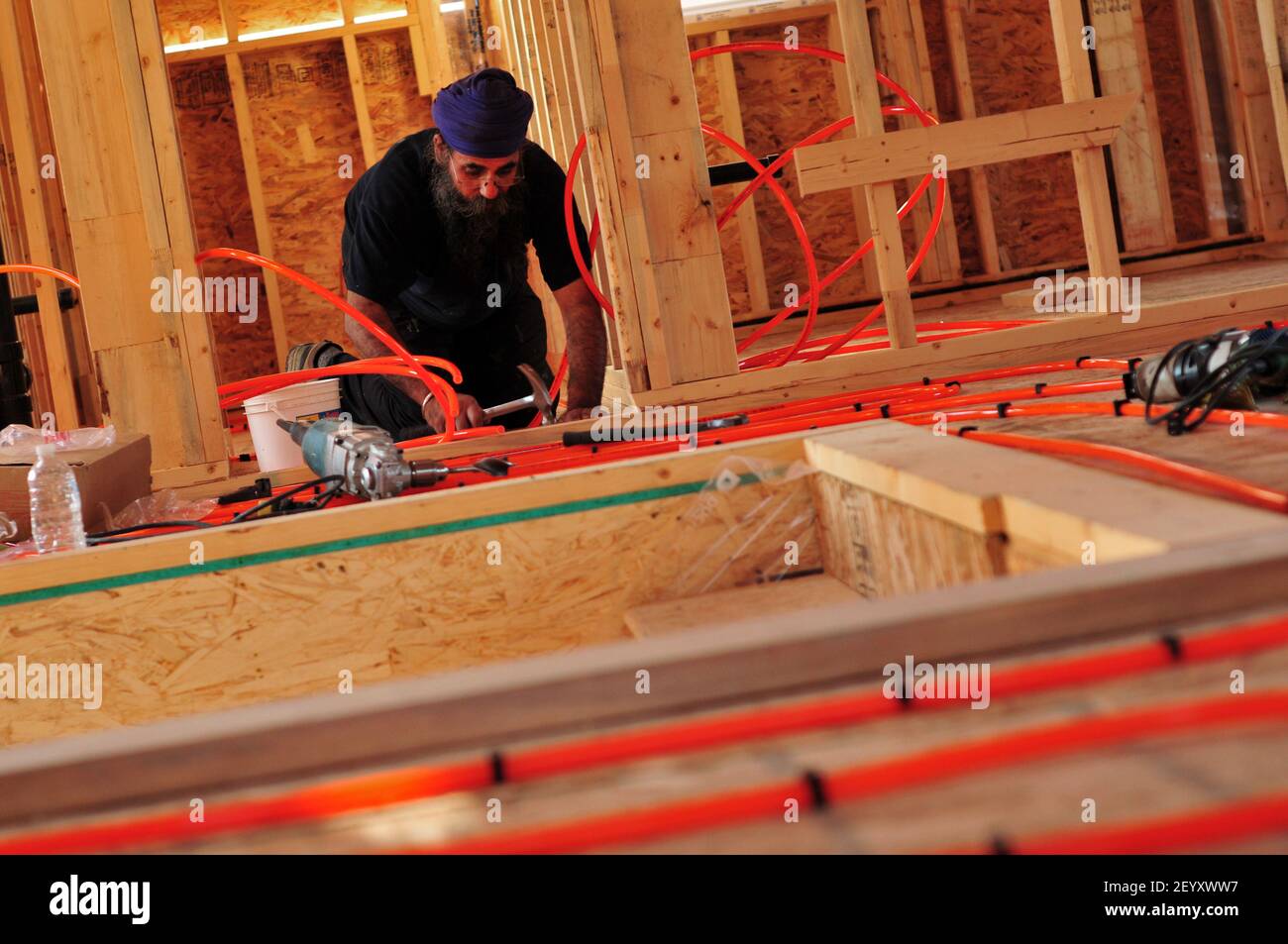 20 September 2012 - Surrey, B.C., Canada - Ranjit Singh Sandhu installs ...
