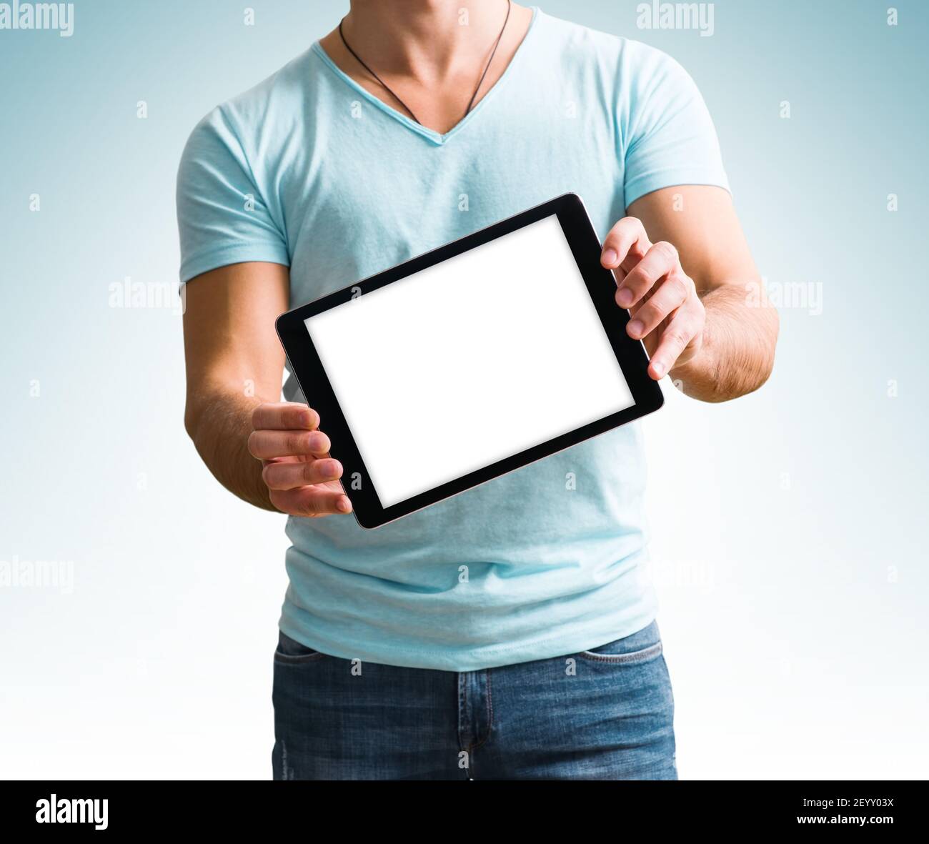 Digital hands up hi-res stock photography and images - Alamy